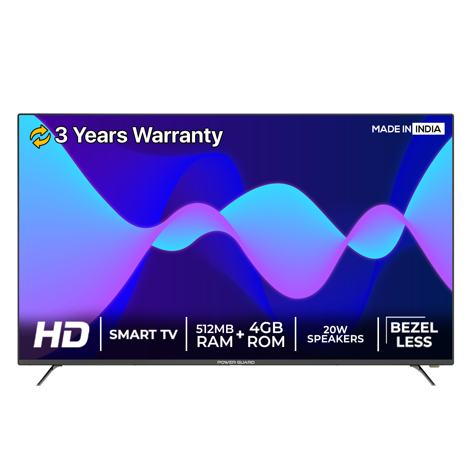 LED TV Power Guard 80 Cm 32 Inch Frameless HD Ready LED Smart Andro LED TV Power Guard 80 Cm 32 Inch Frameless HD Ready LED Smart Andro